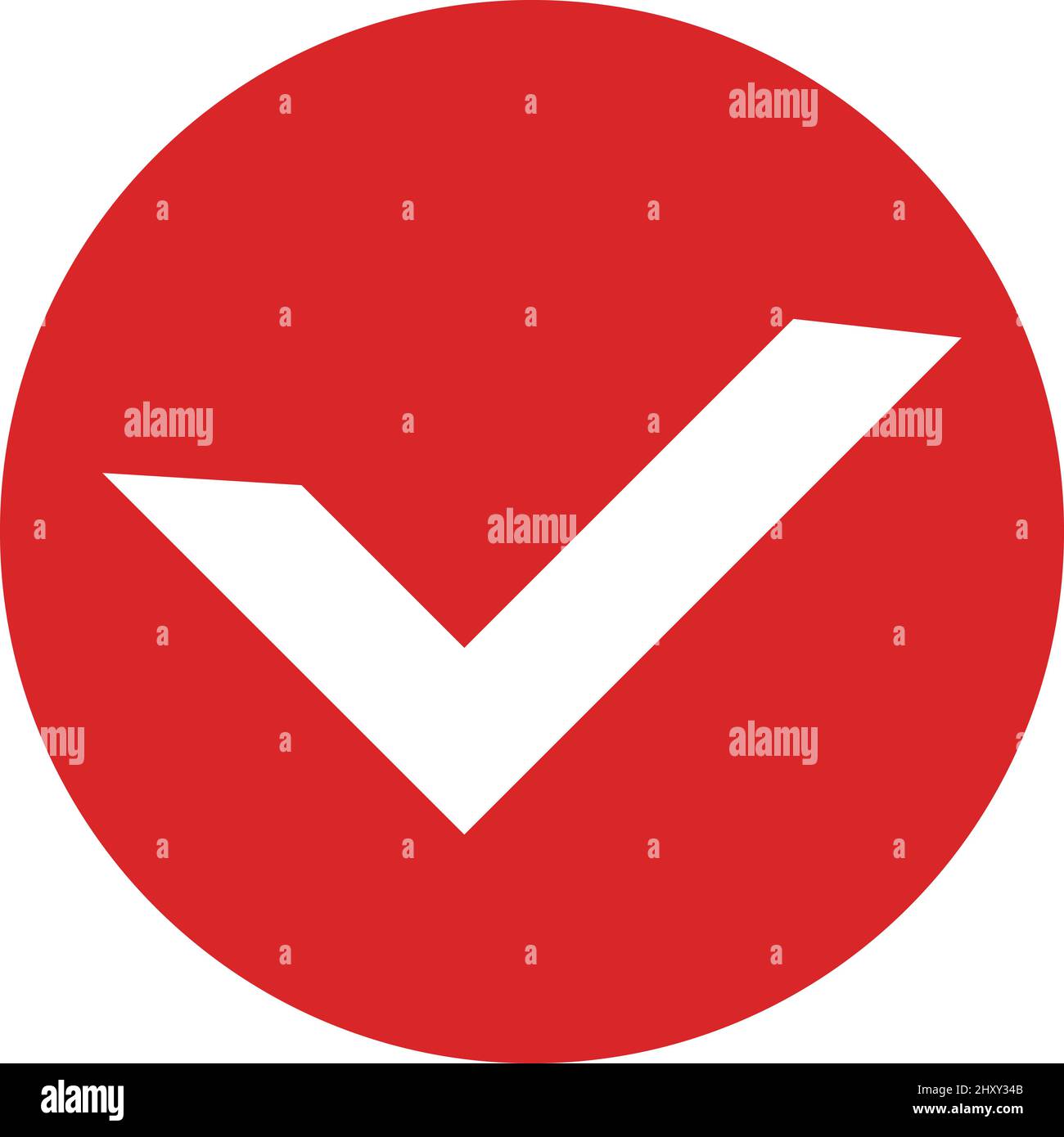 Check mark icon conveying success or correctness. Editable vector Stock ...