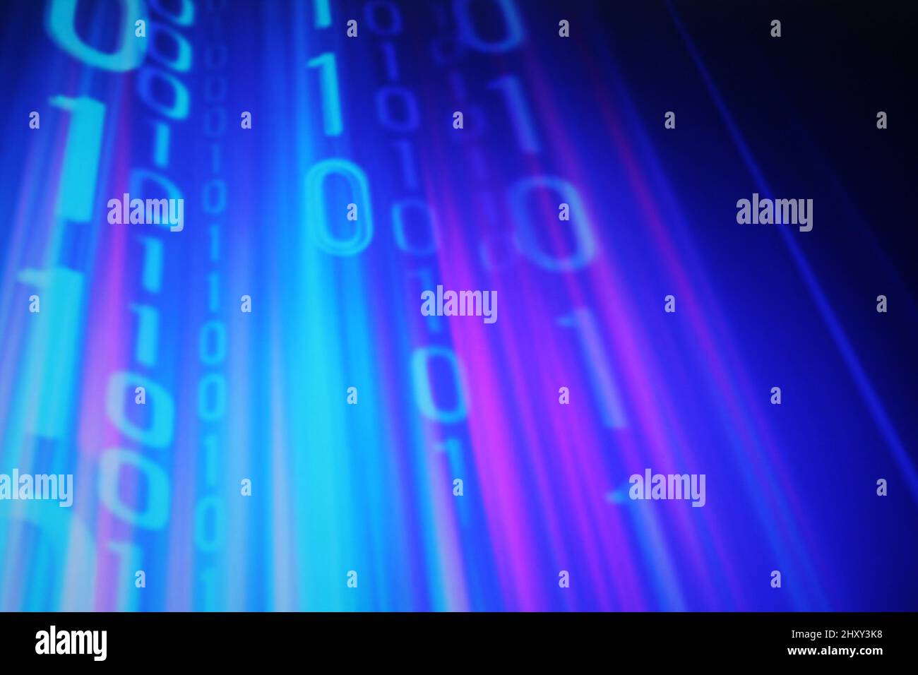 Conceptual illustration of a blurred digital background Stock Photo - Alamy