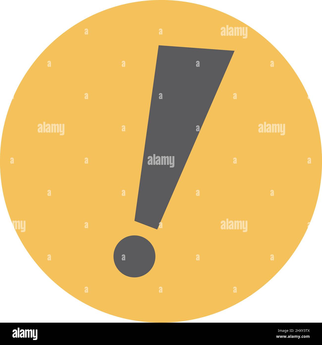 Exclamation point vector image icon. Unique design. Editable vector ...