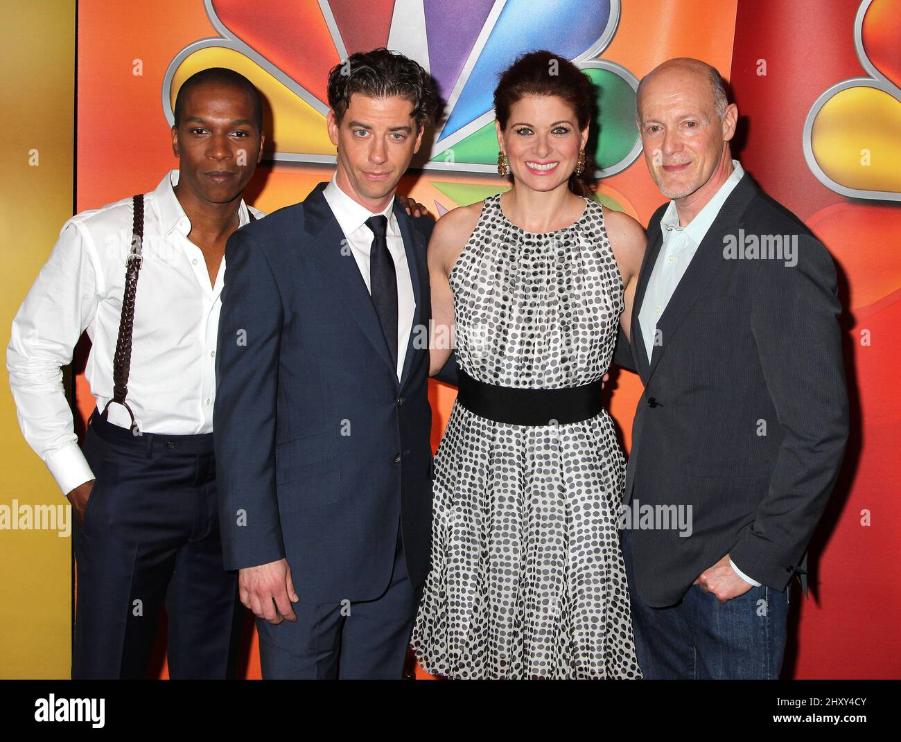 Christian borle debra messing hi-res stock photography and images - Alamy