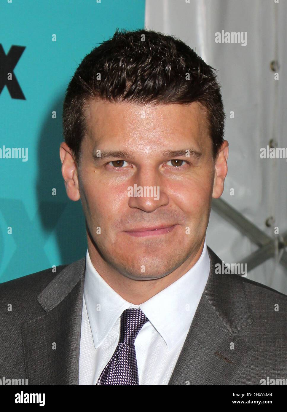 David Boreanaz attends the FOX 2012 Upfront presentation held at ...