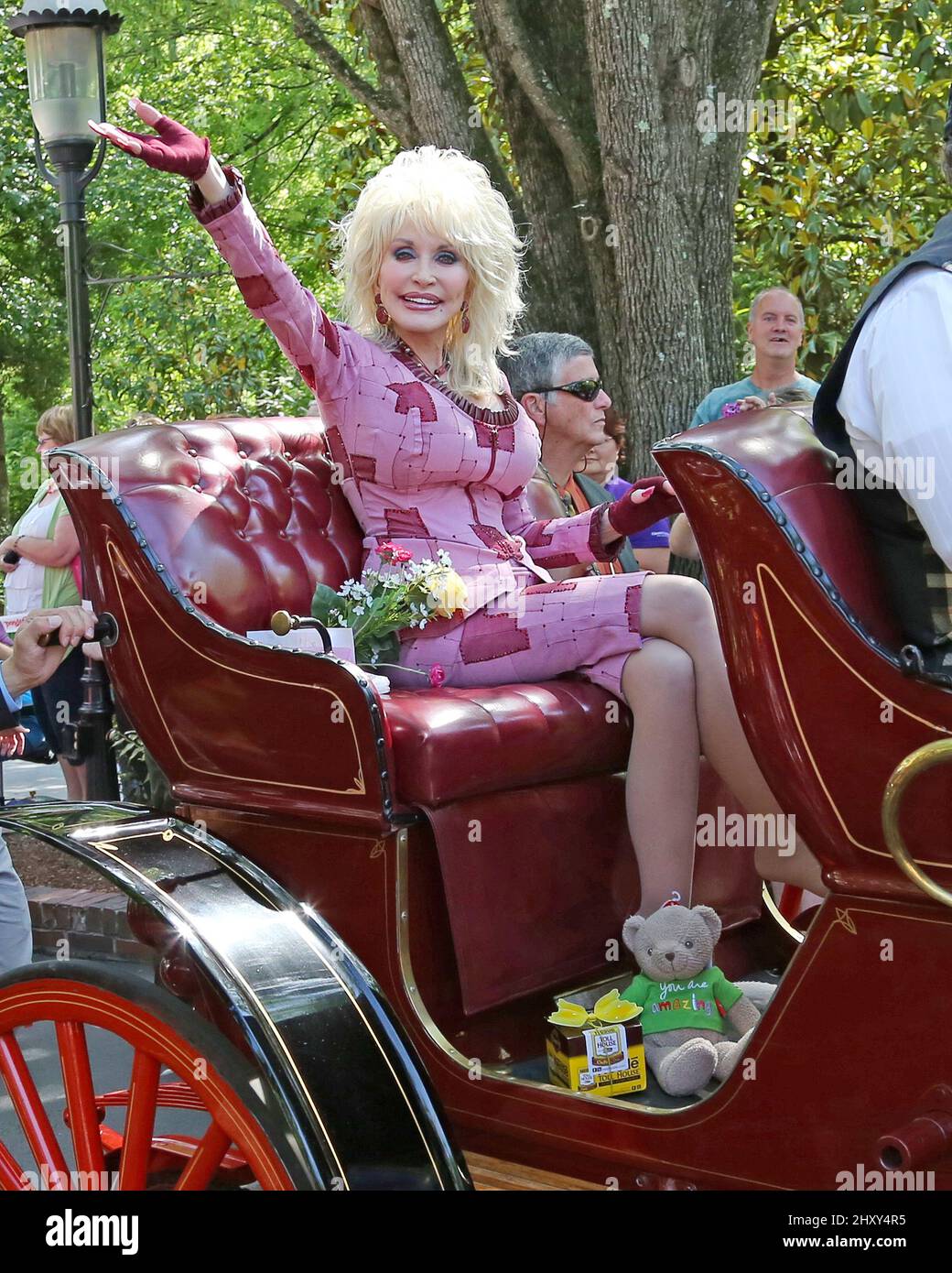 May 11, 2012 Pigeon Forge, Tn. Dolly Parton Dolly Parton's Parade through Dollywood at Dollywood ...