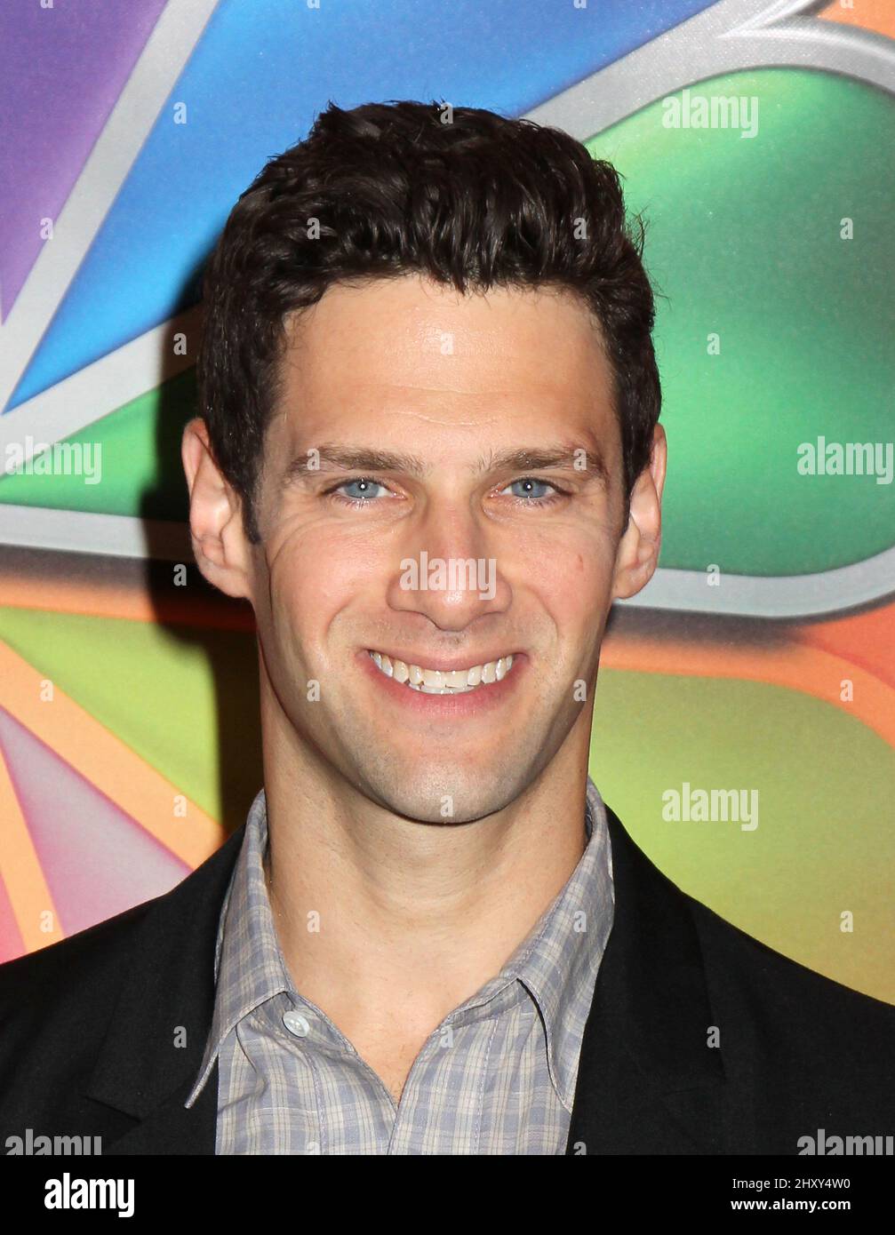 Justin Bartha attends NBC's Upfront presentation held at Radio City ...