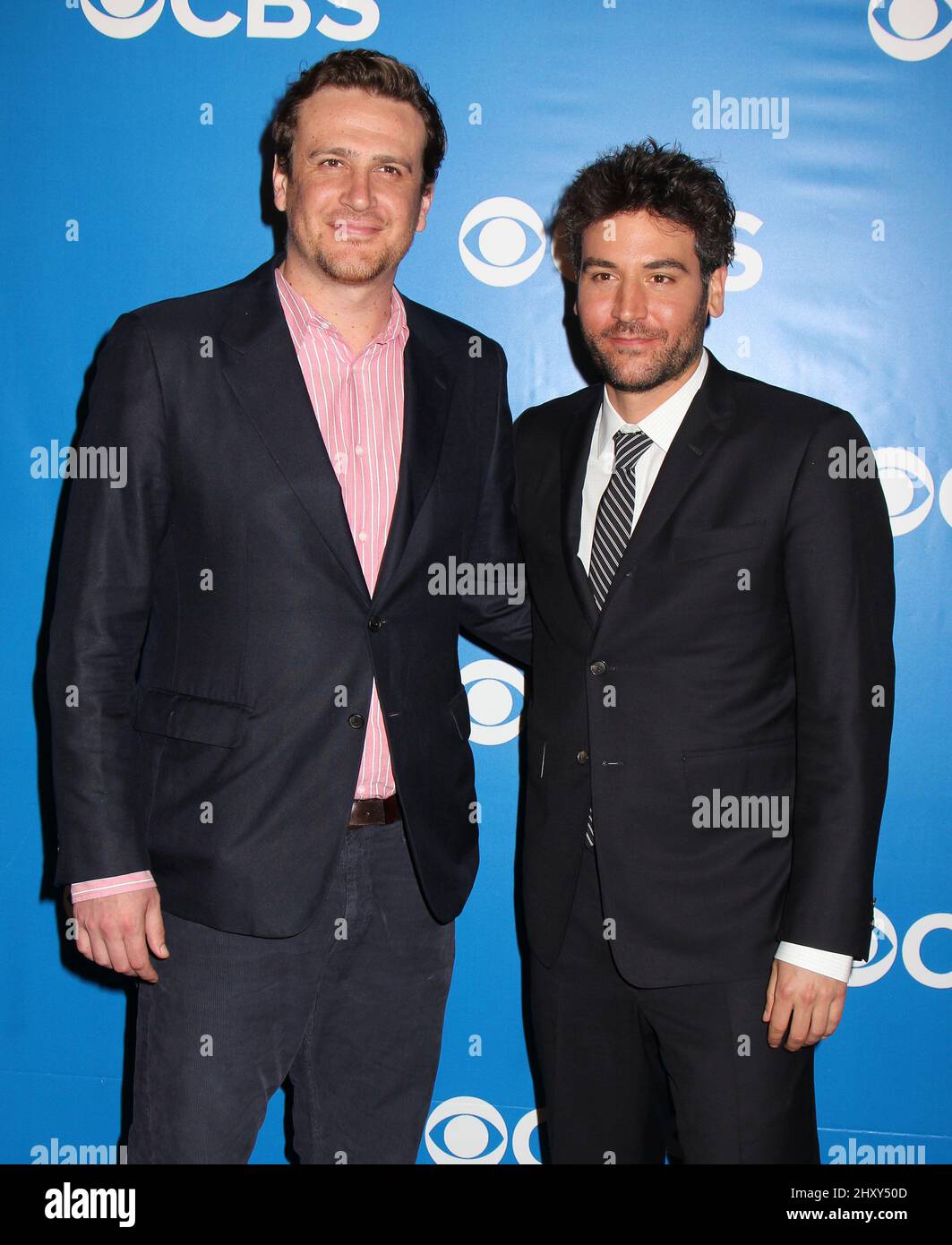 Jason Segal and Josh Radnor attends the CBS 2012 Upfronts event in New ...