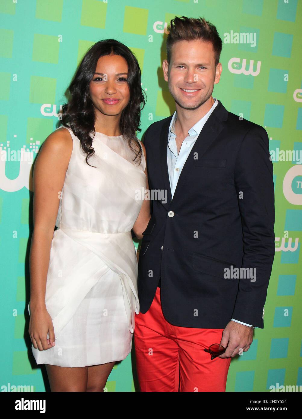Jessica Lucas and Matt Davis during The CW 2012 Upfront Presentation ...
