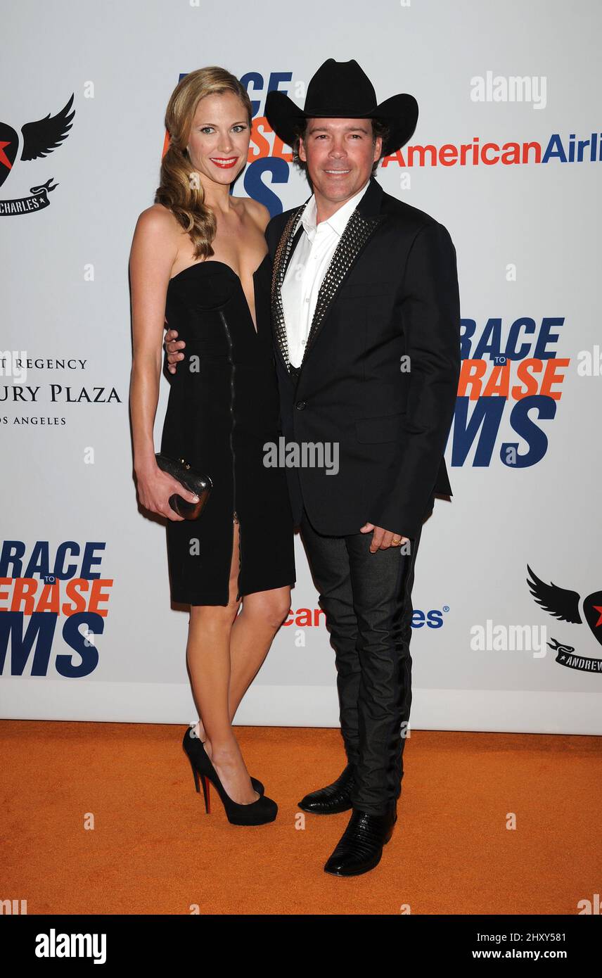 Clay Walker and wife Jessica at the 19th Annual Race To Erase MS ...