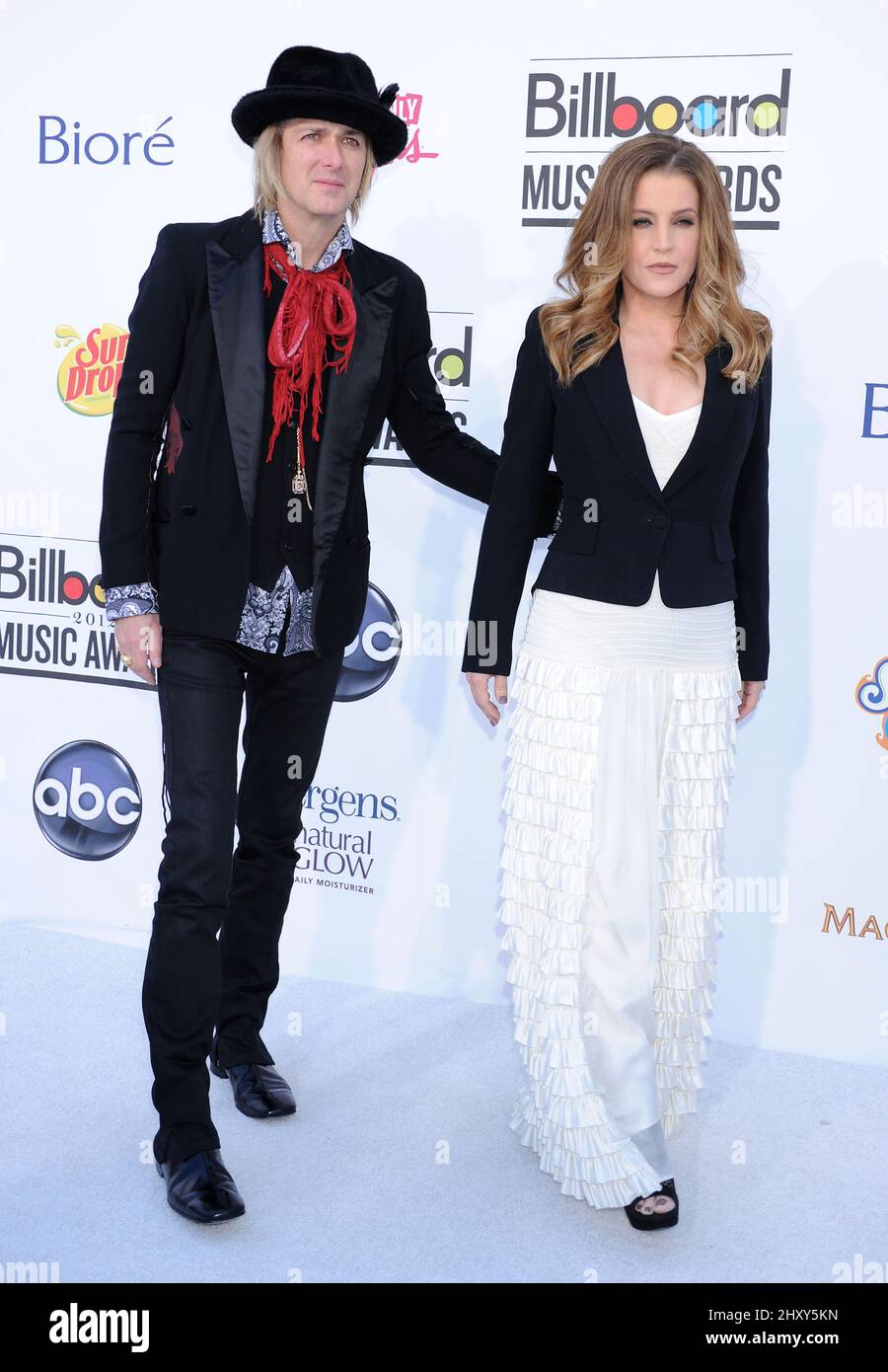 Lisa marie presley and husband michael lockwood hi-res stock photography and images - Alamy