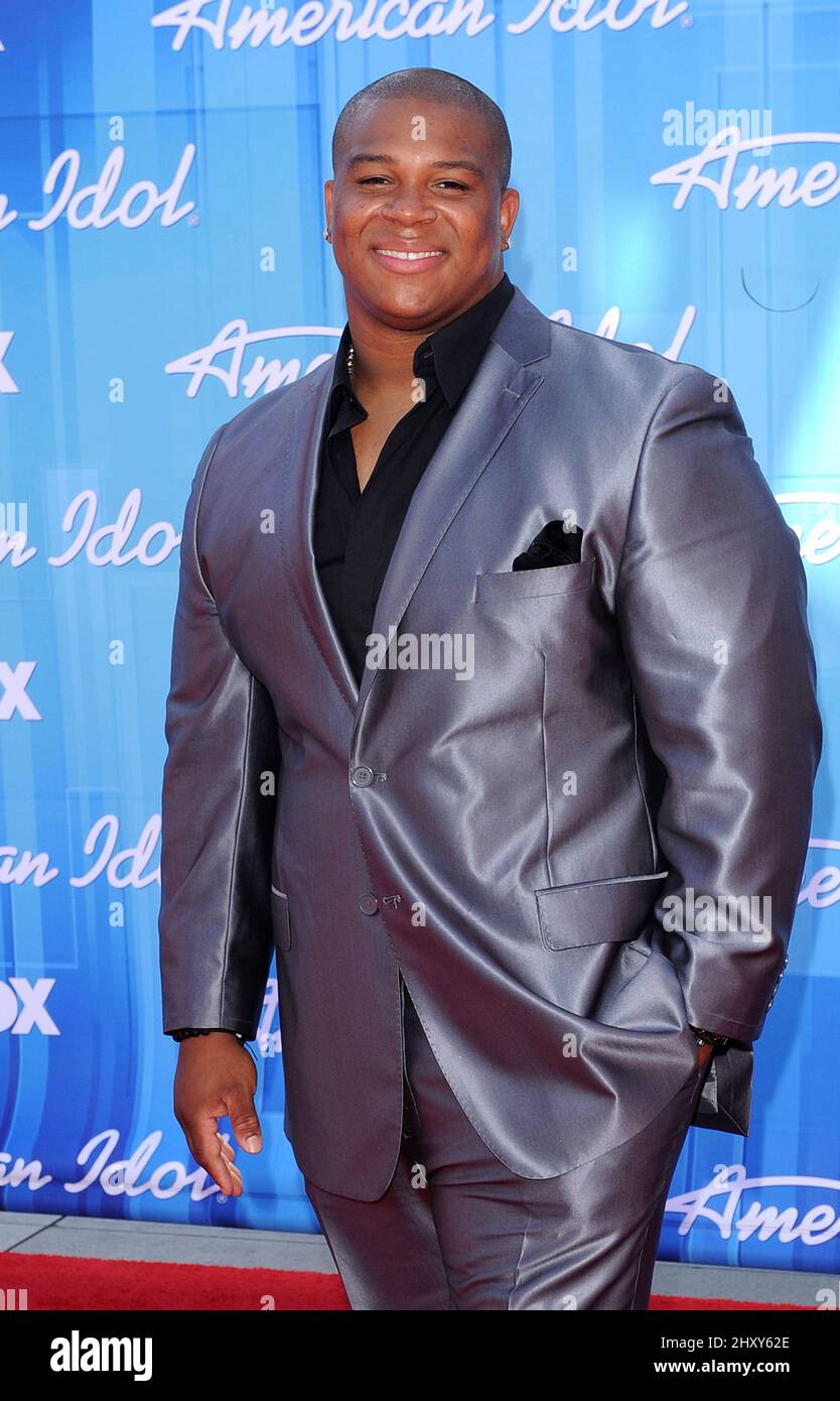 Michael Lynche during the 2012 American Idol Season 11 Finale held at ...