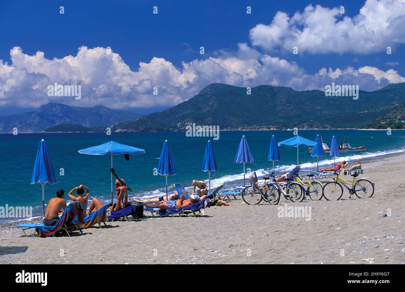 Votsalakia beach, Samos island, Greece, Europe Stock Photo - Alamy