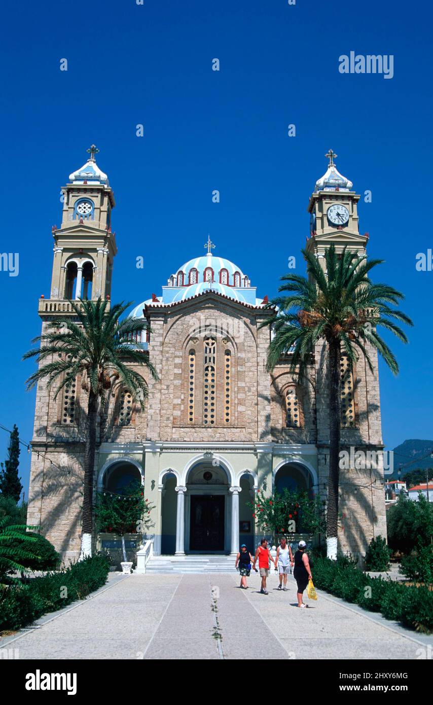 Karlovassi, Agios Nikolaos, Samos island, Greece, Europe Stock Photo ...