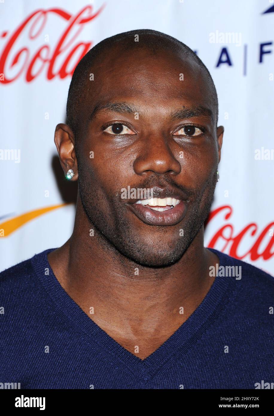 Terrell Owens at the LA Fitness grand opening VIP reception held at LA ...