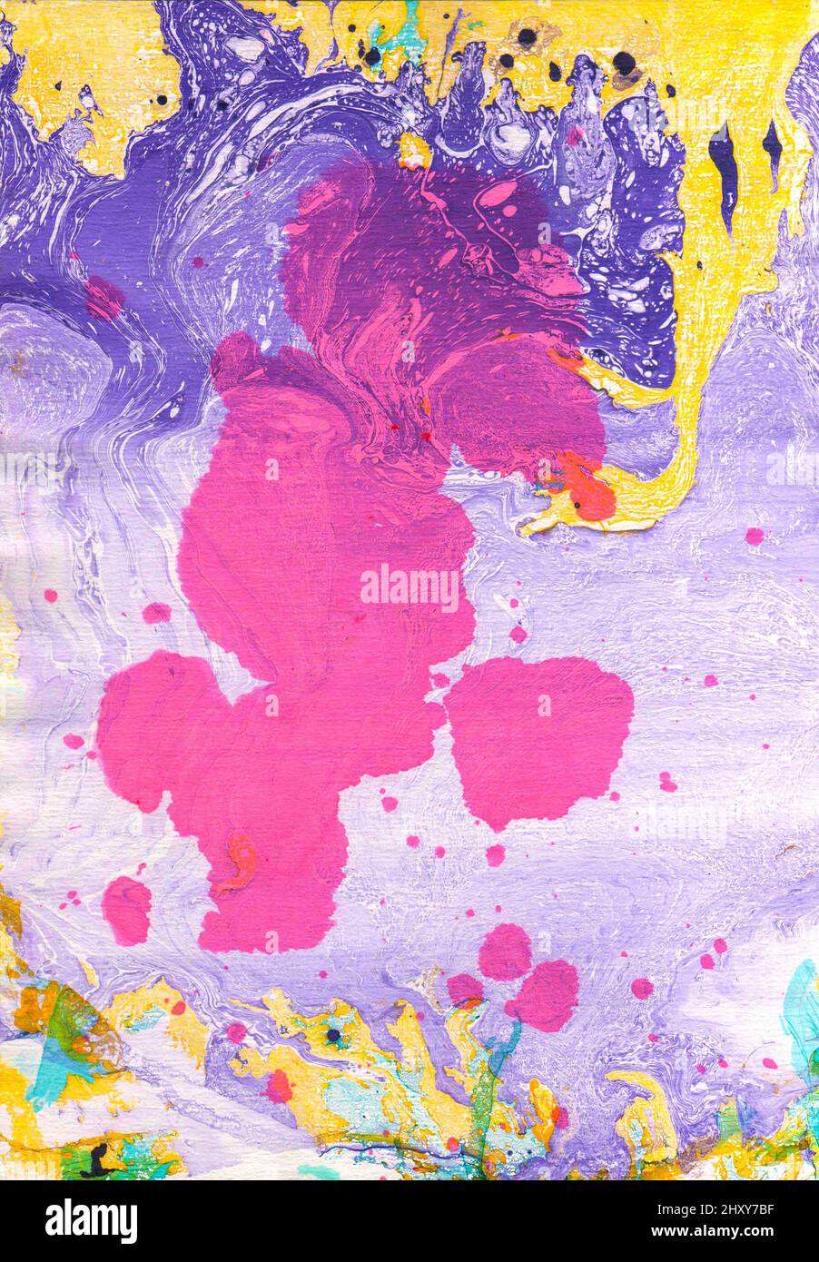 Creative texture for design. Vibrant hand painted watercolor background ...