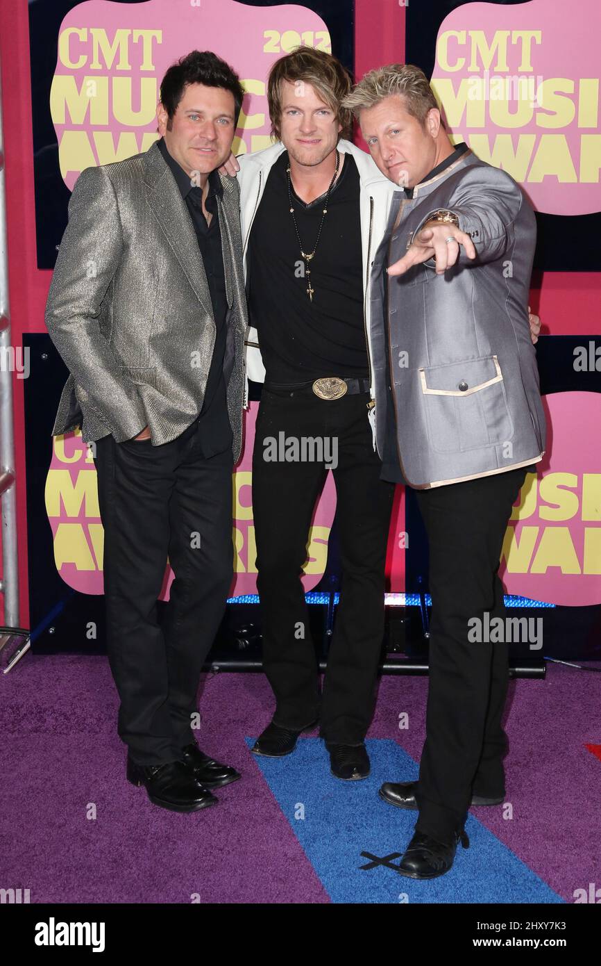 Jay demarcus and joe don rooney of rascal flatts hi-res stock ...