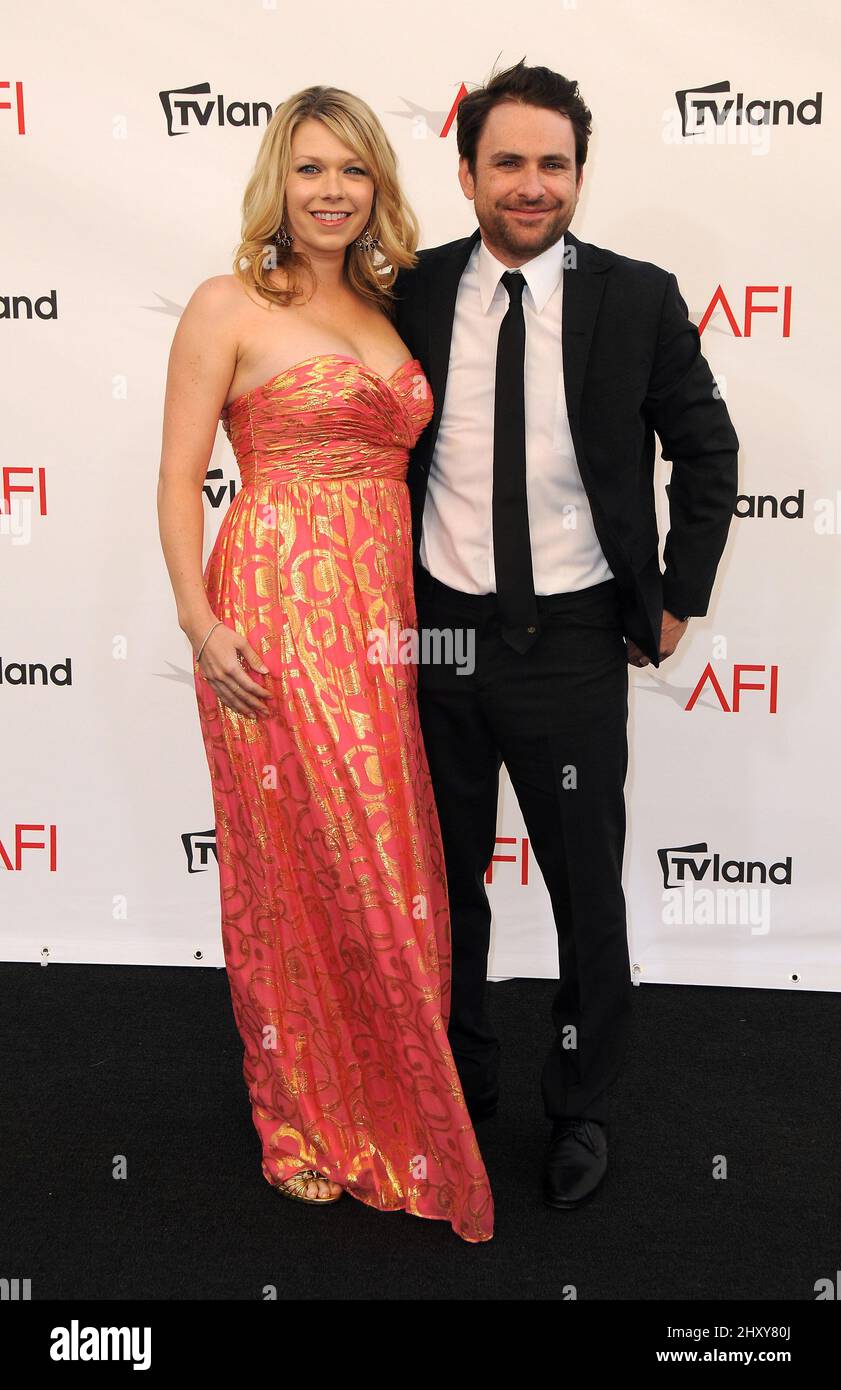 Mary Elizabeth Ellis, Charlie Day attending the TV Land Presents: AFI ...