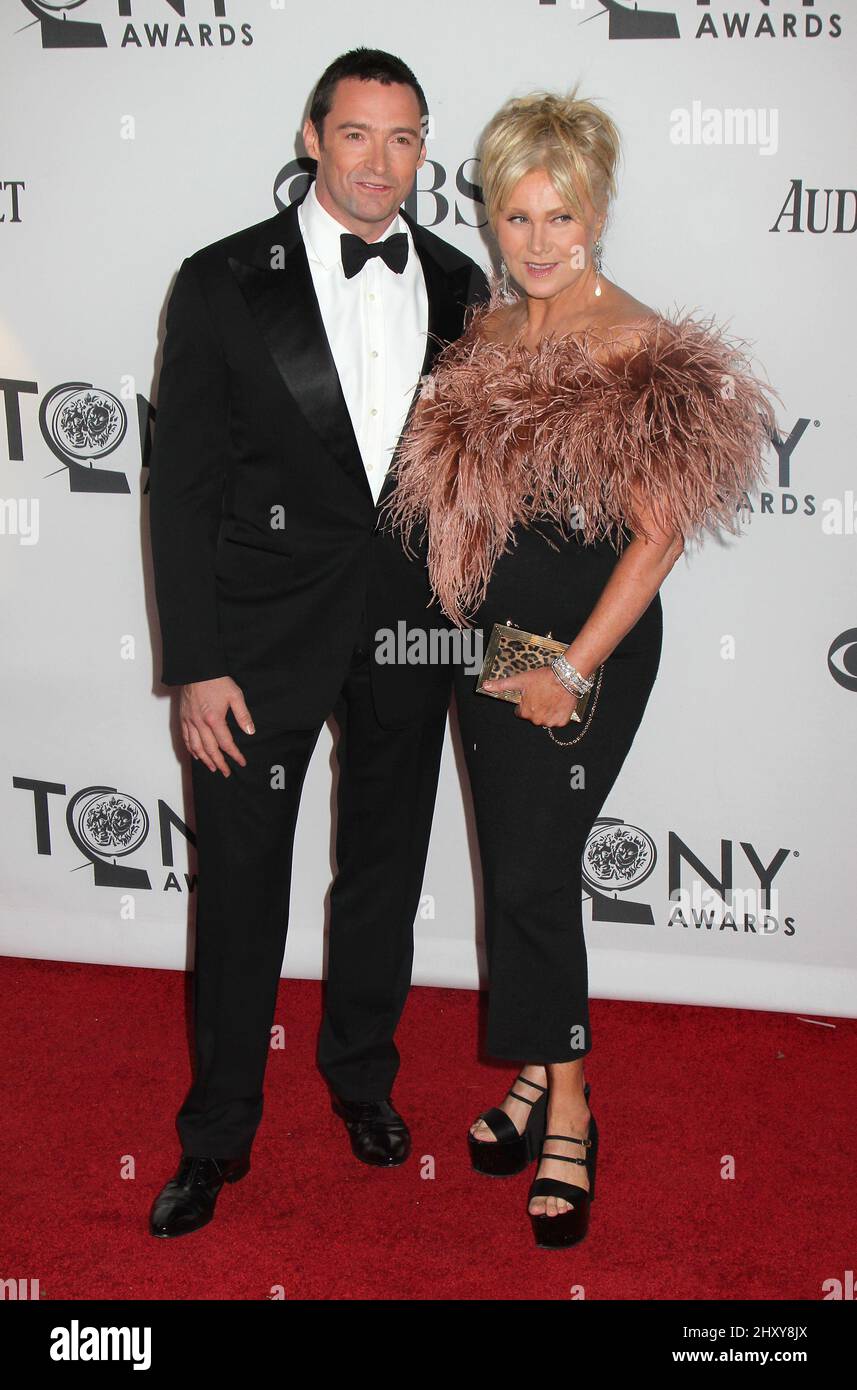 Hugh Jackman and Deborra-Lee Furness attends the 66th Annual Tony ...