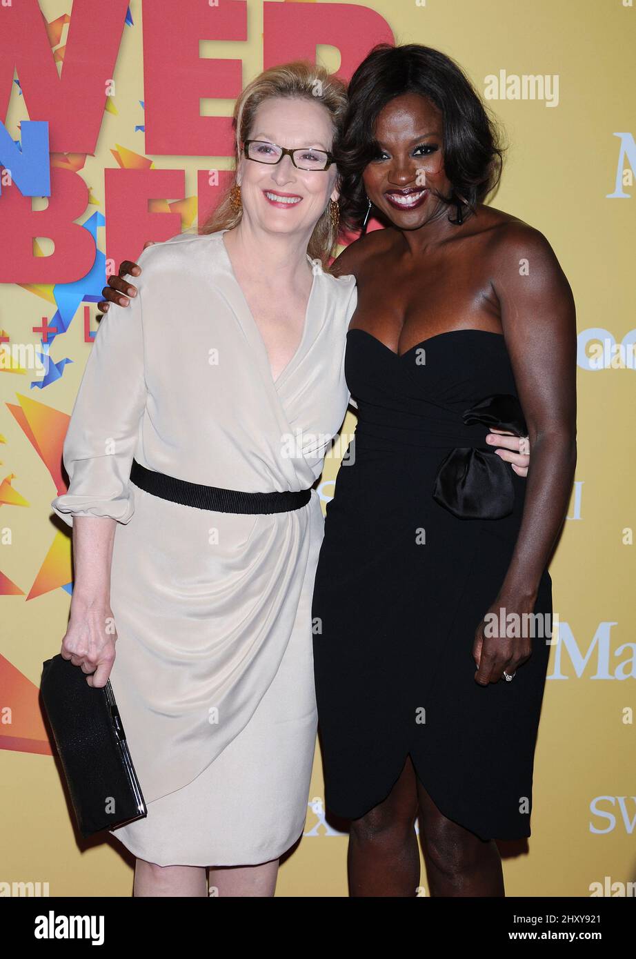 Meryl Streep and Viola Davis attends the 2012 Women In Film Crystal ...