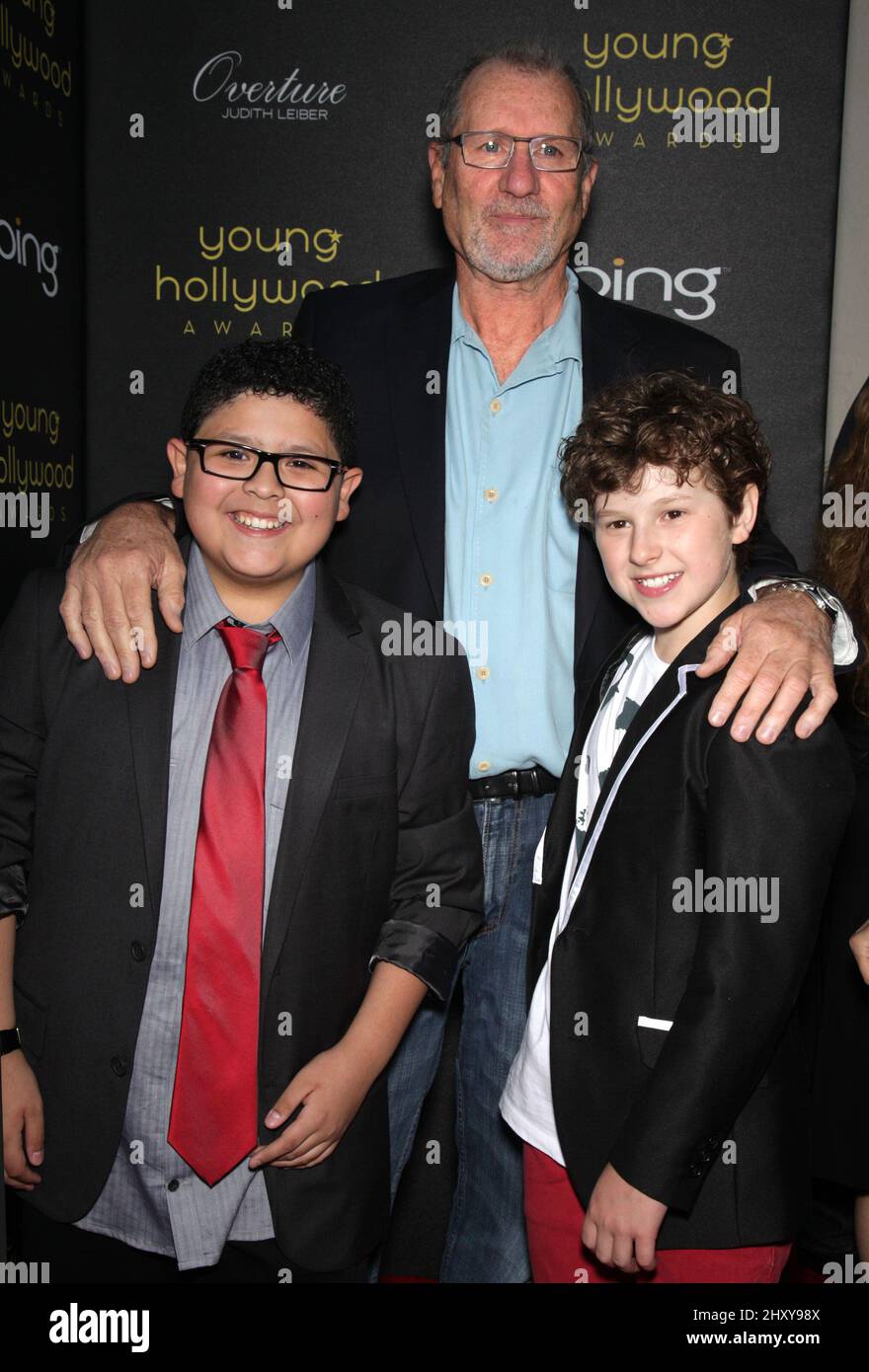 Ed O'Neil, Nolan Gould & Rico Rodriguez arrives for the 14th Annual ...