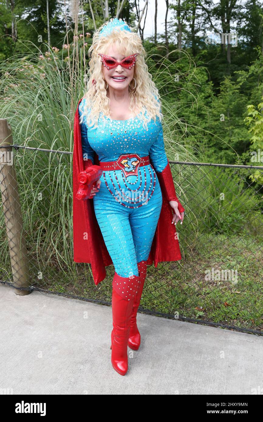 Dolly Parton attending a Media Announcement for Dollywood's Splash ...