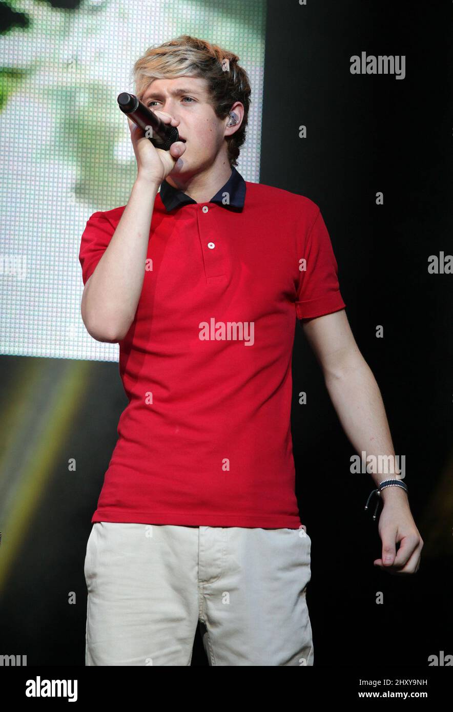 Niall Horan of One Direction performing live in concert at the Gibson ...