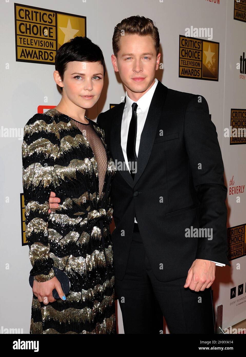 Ginnifer Goodwin and Josh Dallas attending the 2012 Critics' Choice ...