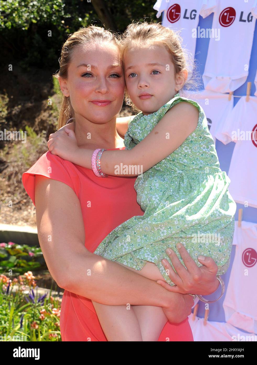 June 23, 2012 Beverly Hills, Ca. Elisabeth Rohm and daughter Easton ...