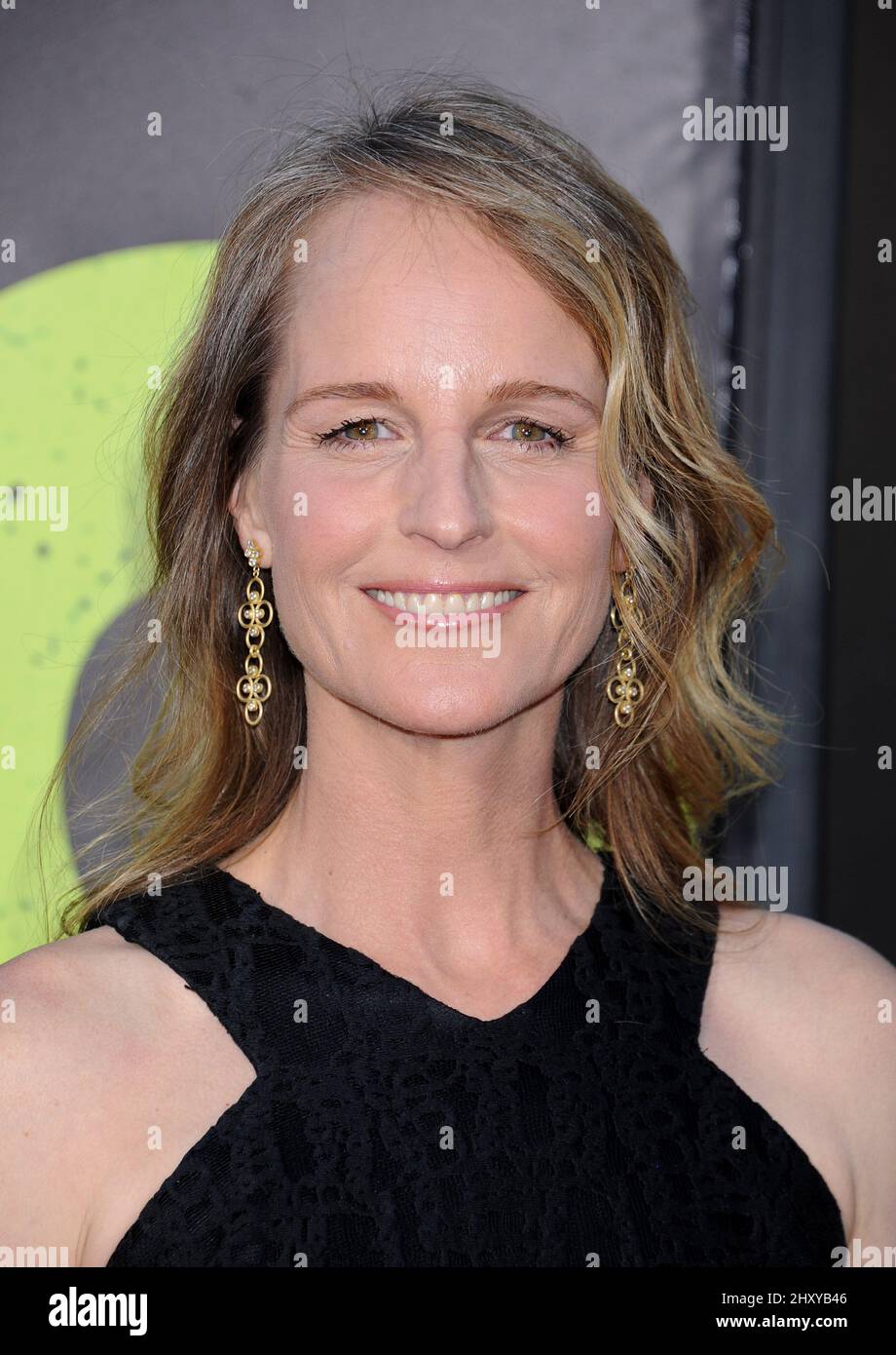 Helen Hunt attends "Savages" world premiere held at the Mann Village ...