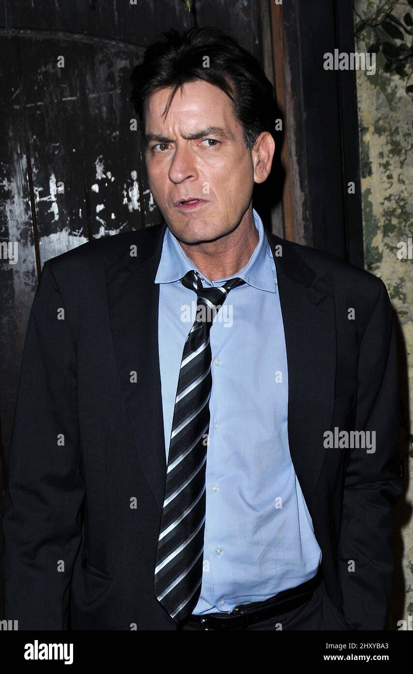 Charlie Sheen attends the FX Summer Comedies Party at Lure in Los ...