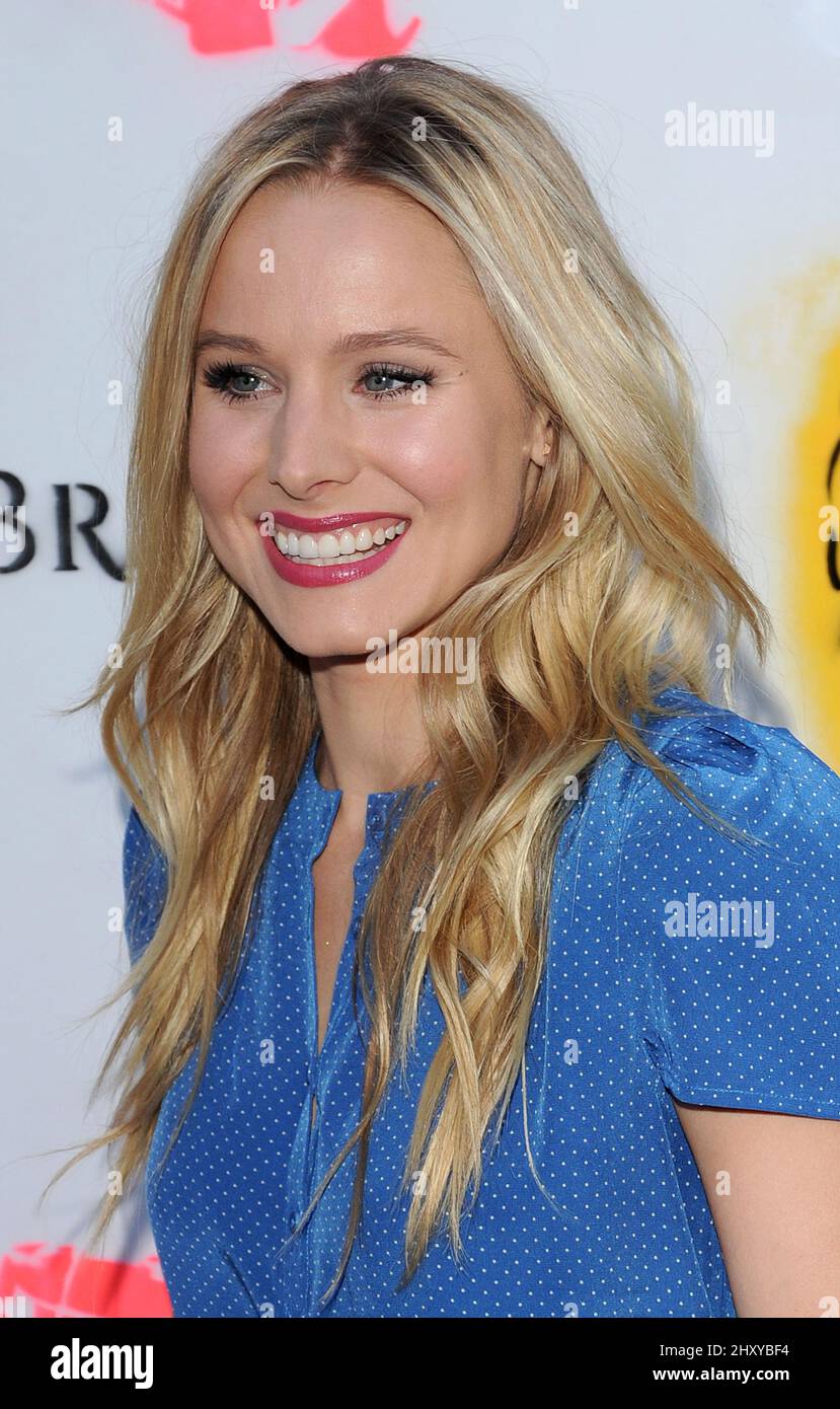 Kristen Bell attending the "Hit and Run" Screening held at the Downtown ...