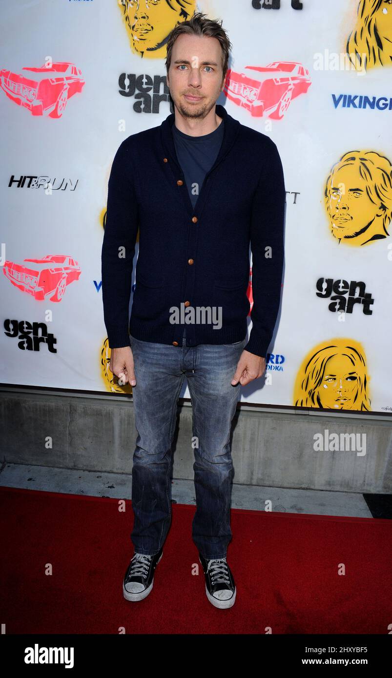 Dax Shepard attending the "Hit and Run" Screening held at the Downtown ...