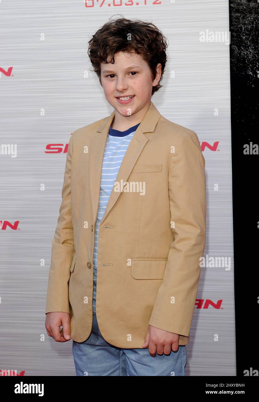Nolan gould los angeles premiere of hi-res stock photography and images ...