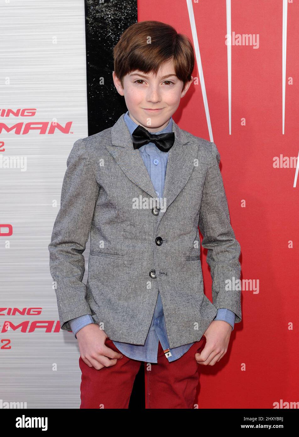 Mason Cook attends the world premiere of 'The Amazing Spider-Man' at ...