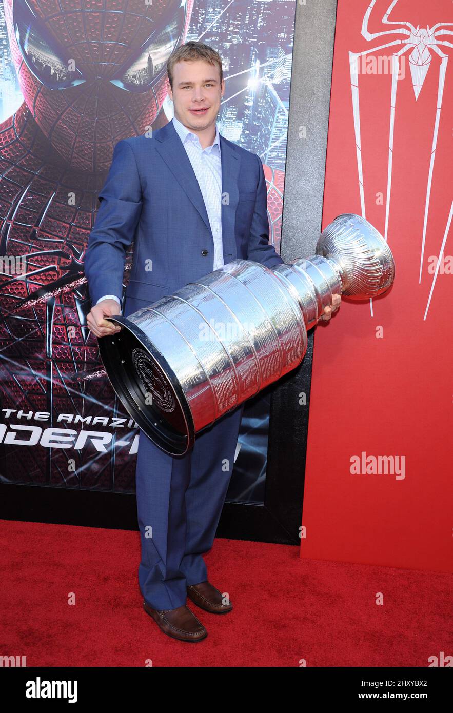 Dustin Brown "The Amazing Spider-Man" Los Angeles premiere held at the ...