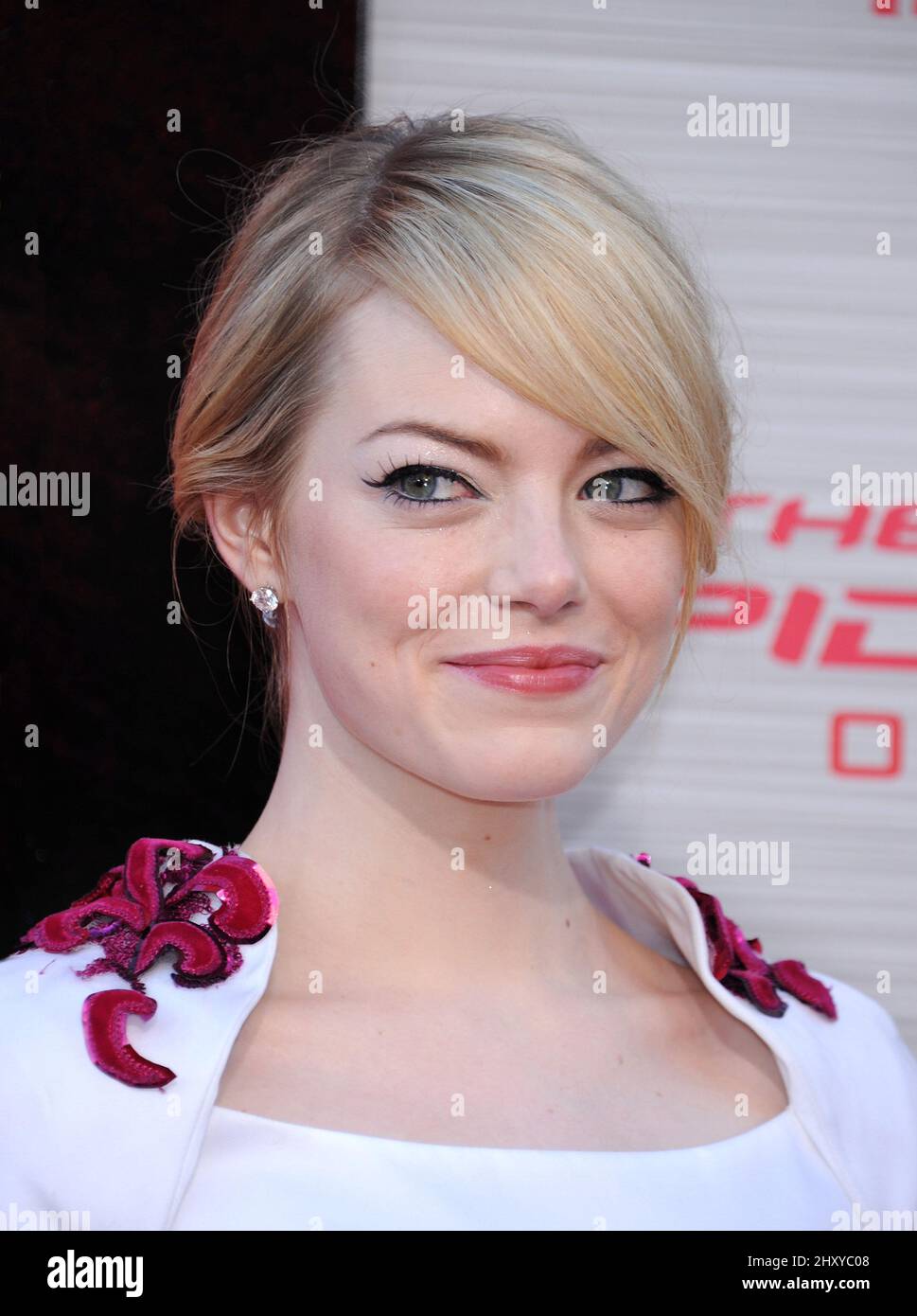 Emma Stone "The Amazing Spider-Man" Los Angeles premiere held at the Regency Village Theatre ...