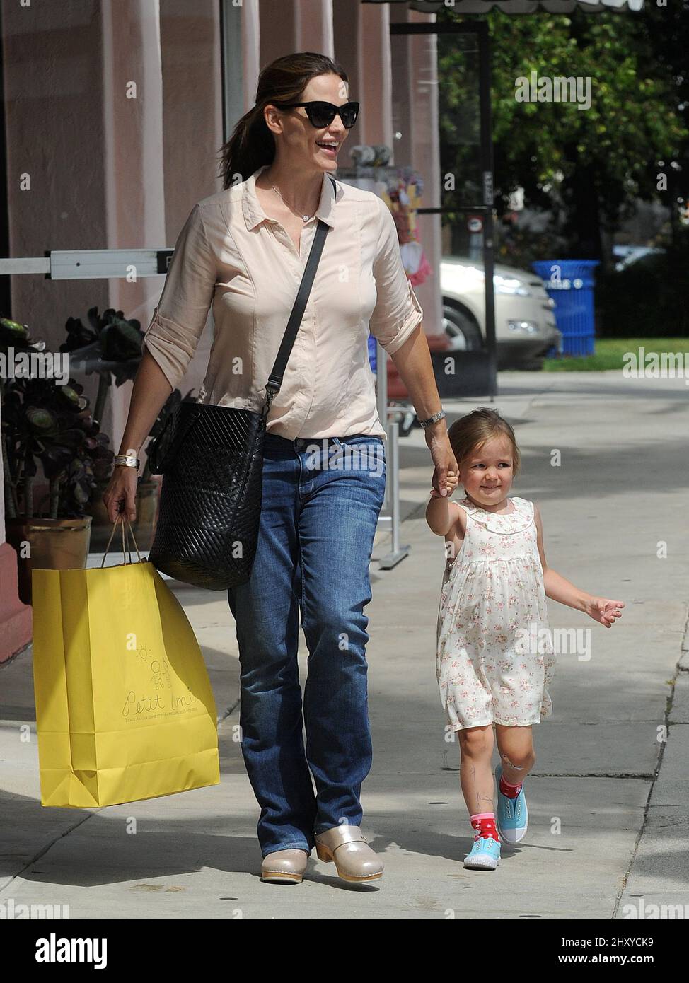 Jennifer Garner and daughter Seraphina are seen out and about in Los ...