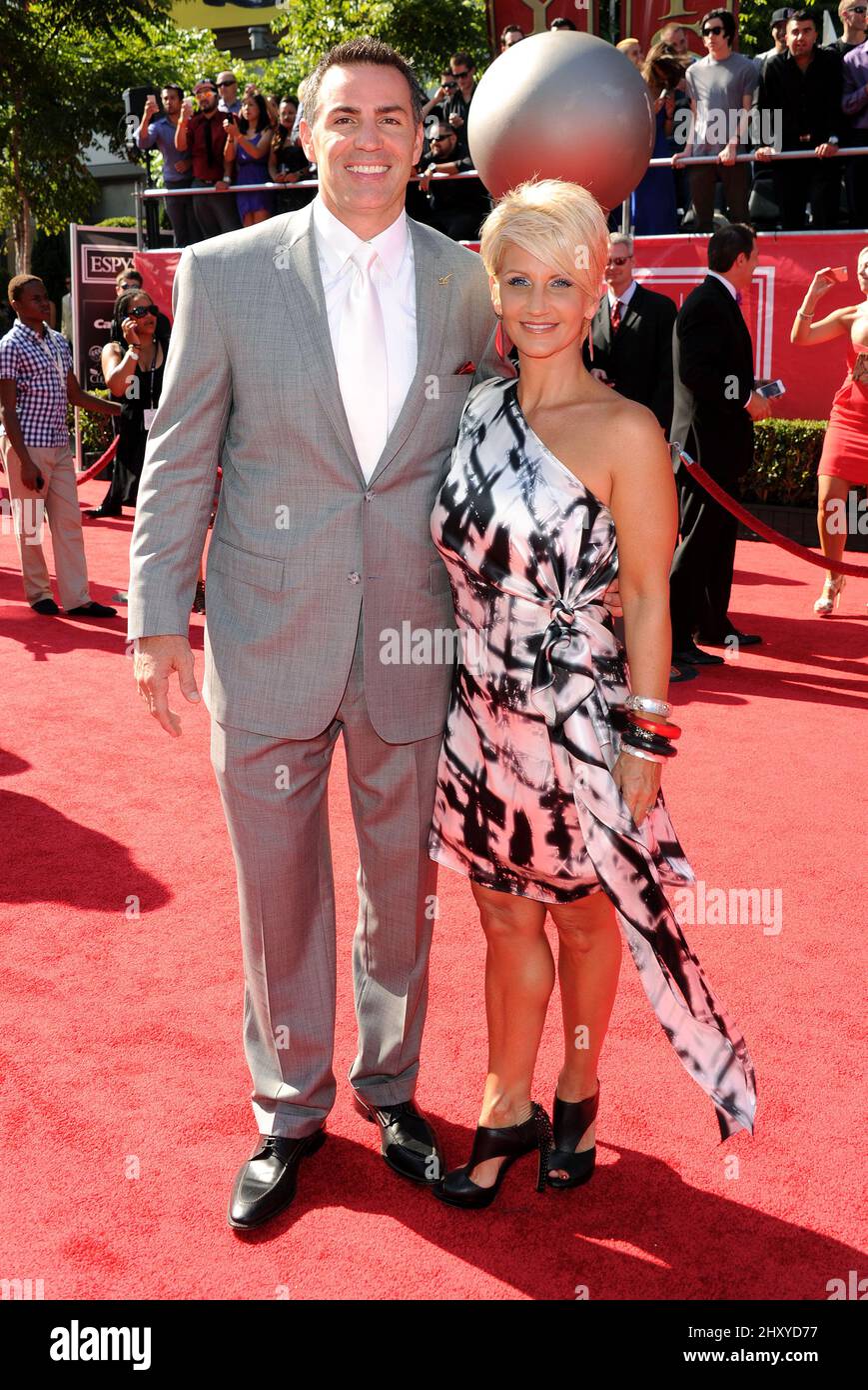 Kurt Warner and Brenda Warner arriving at the 2012 ESPY Awards held at ...