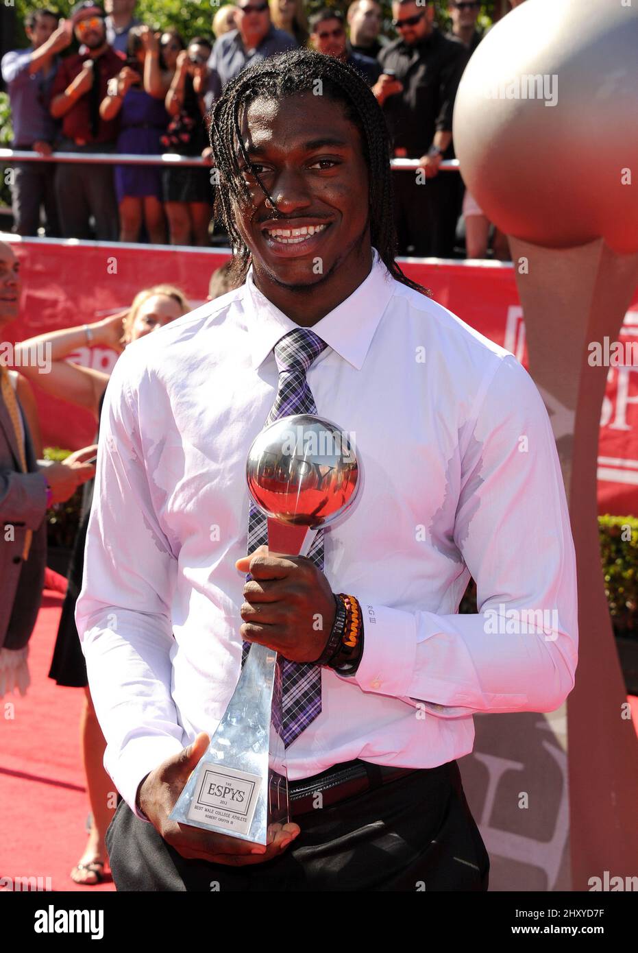 Robert Griffin III arriving at the 2012 ESPY Awards held at the Nokia ...