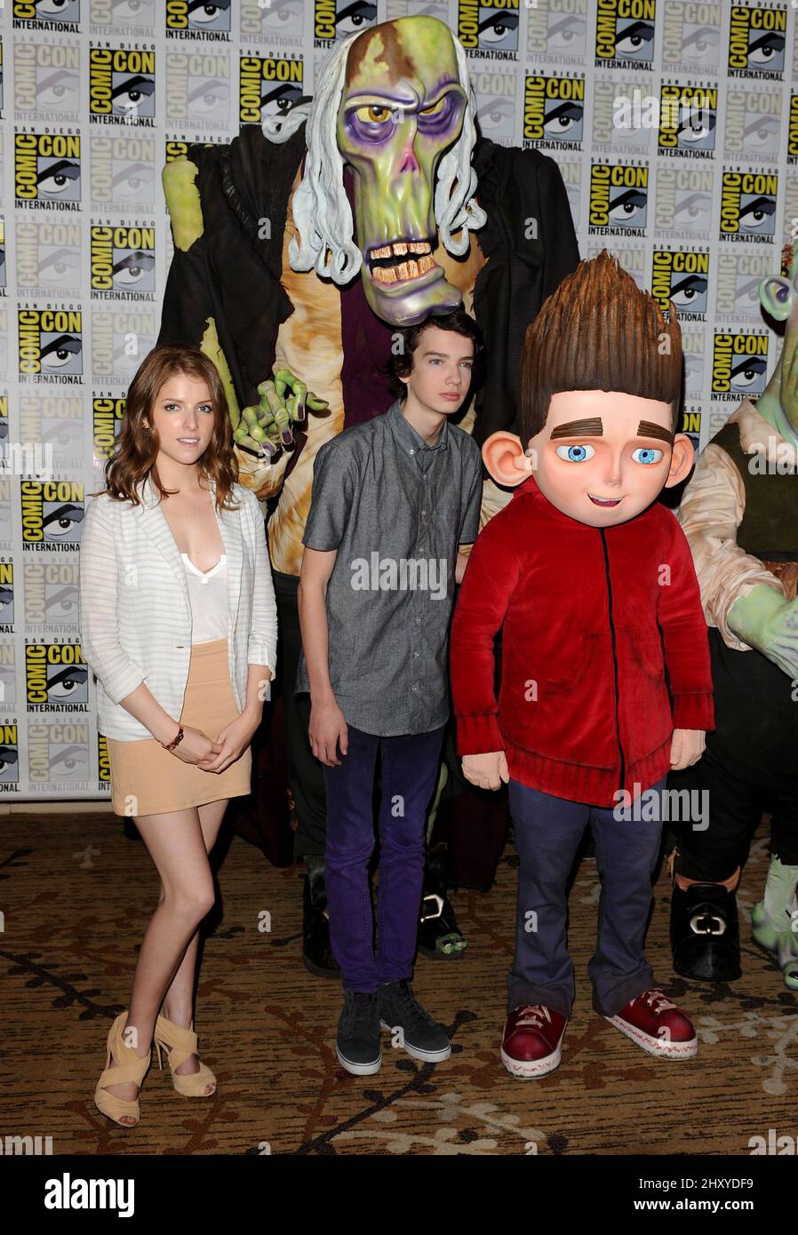 July 13, 2012 San Diego, Ca. Anna Kendrick and Kodi Smit-McPhee 2012 Comic Con - Day 2 ...