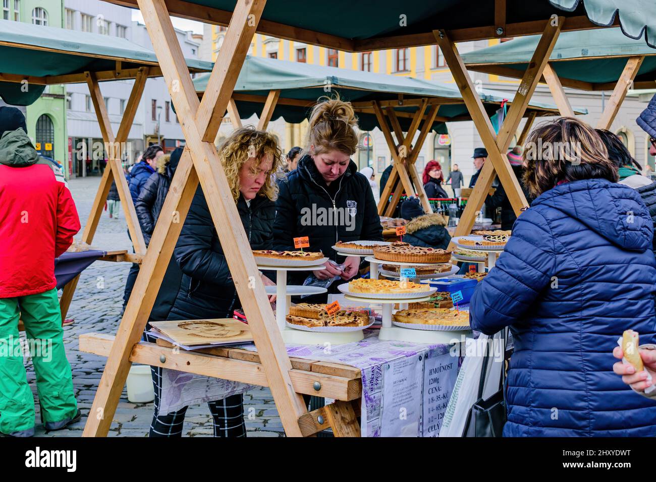 Carnival festival, traditional Slavic ethnic festival, winter ...