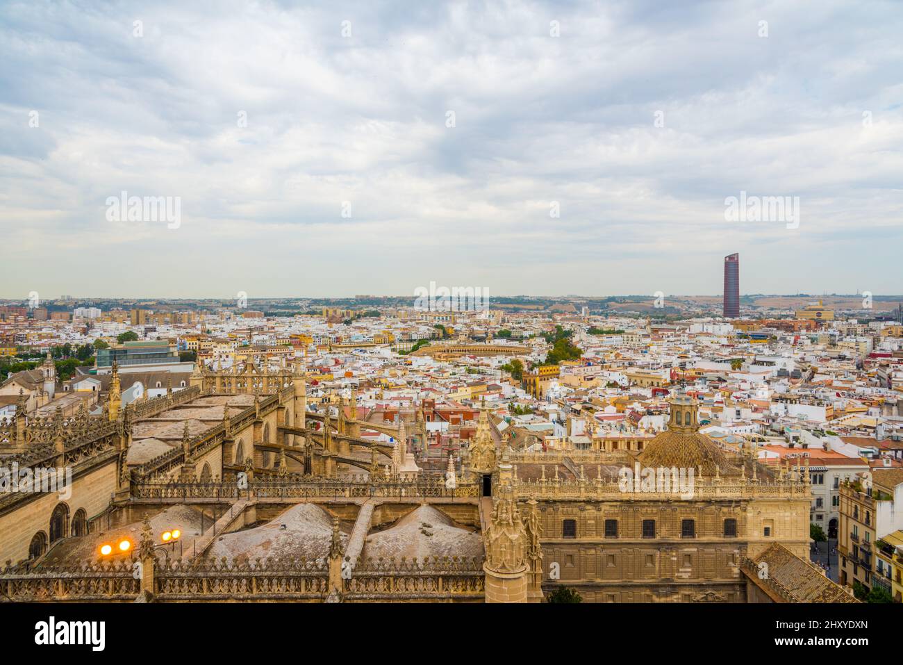 Aerial view of Seville, Andalusia, Spain Stock Photo - Alamy