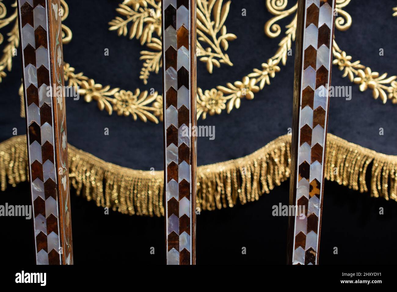Gold embroidery hi-res stock photography and images - Alamy