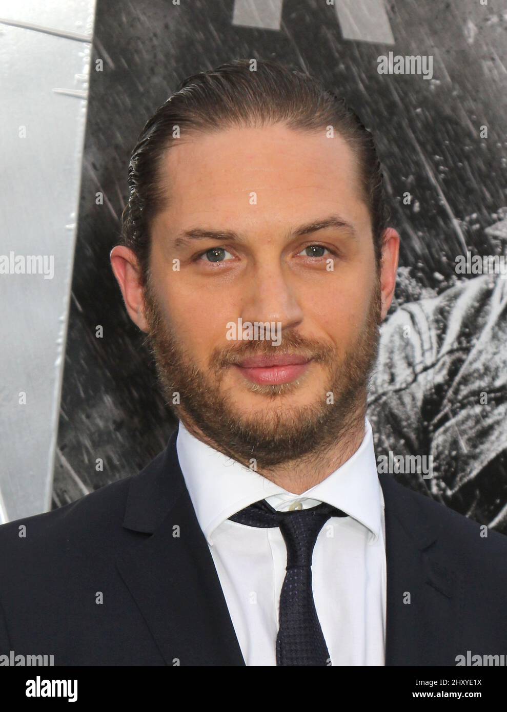 Tom Hardy attends "The Dark Knight Rises" New York premiere held at AMC ...