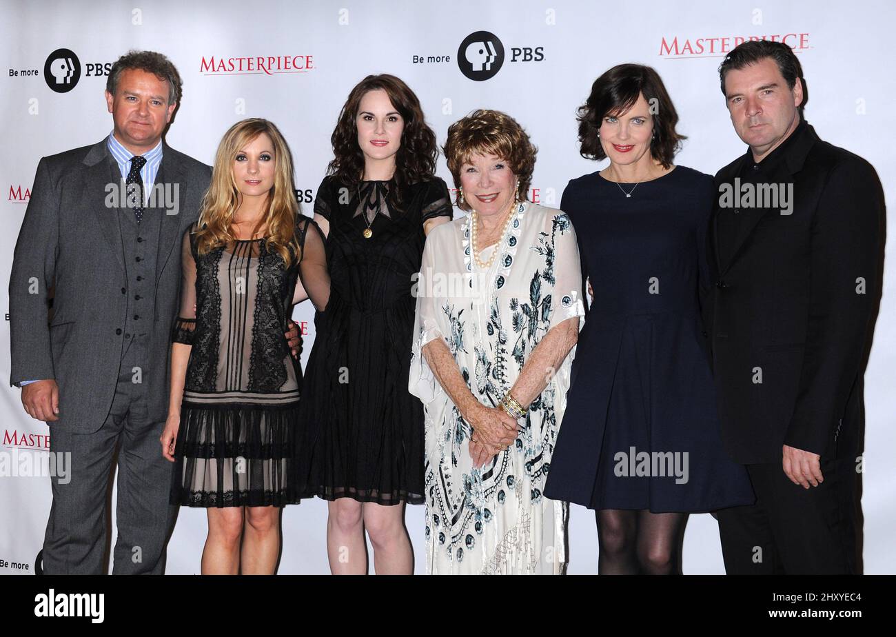Hugh Bonneville, Joanne Froggatt, Michelle Dockery, Shirley MacLaine ...
