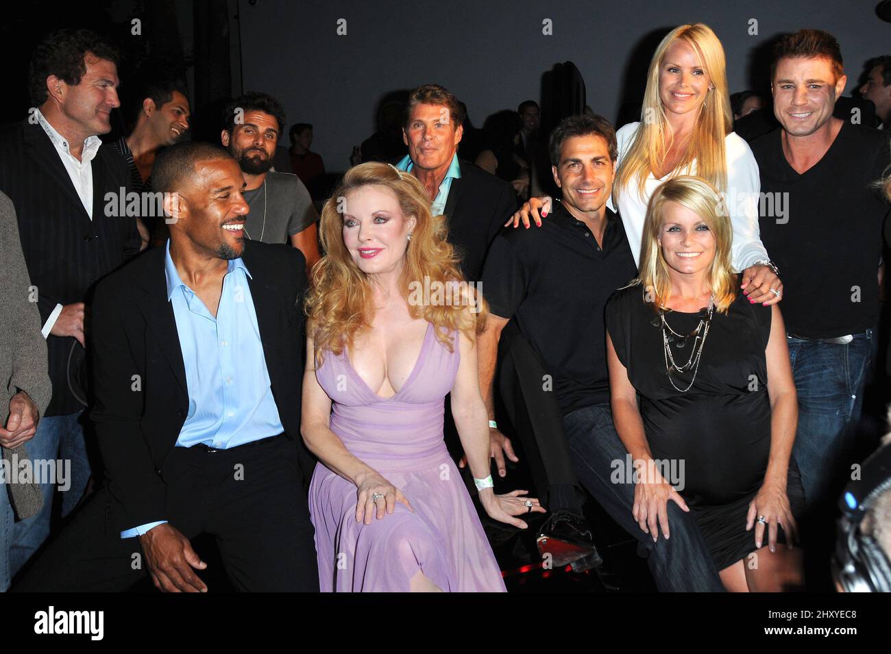 David hasselhoff celebrates his 60th birthday hi-res stock photography ...