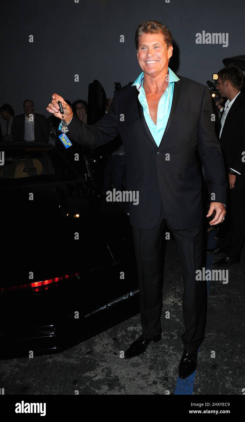 David hasselhoff celebrates his 60th birthday hi-res stock photography ...