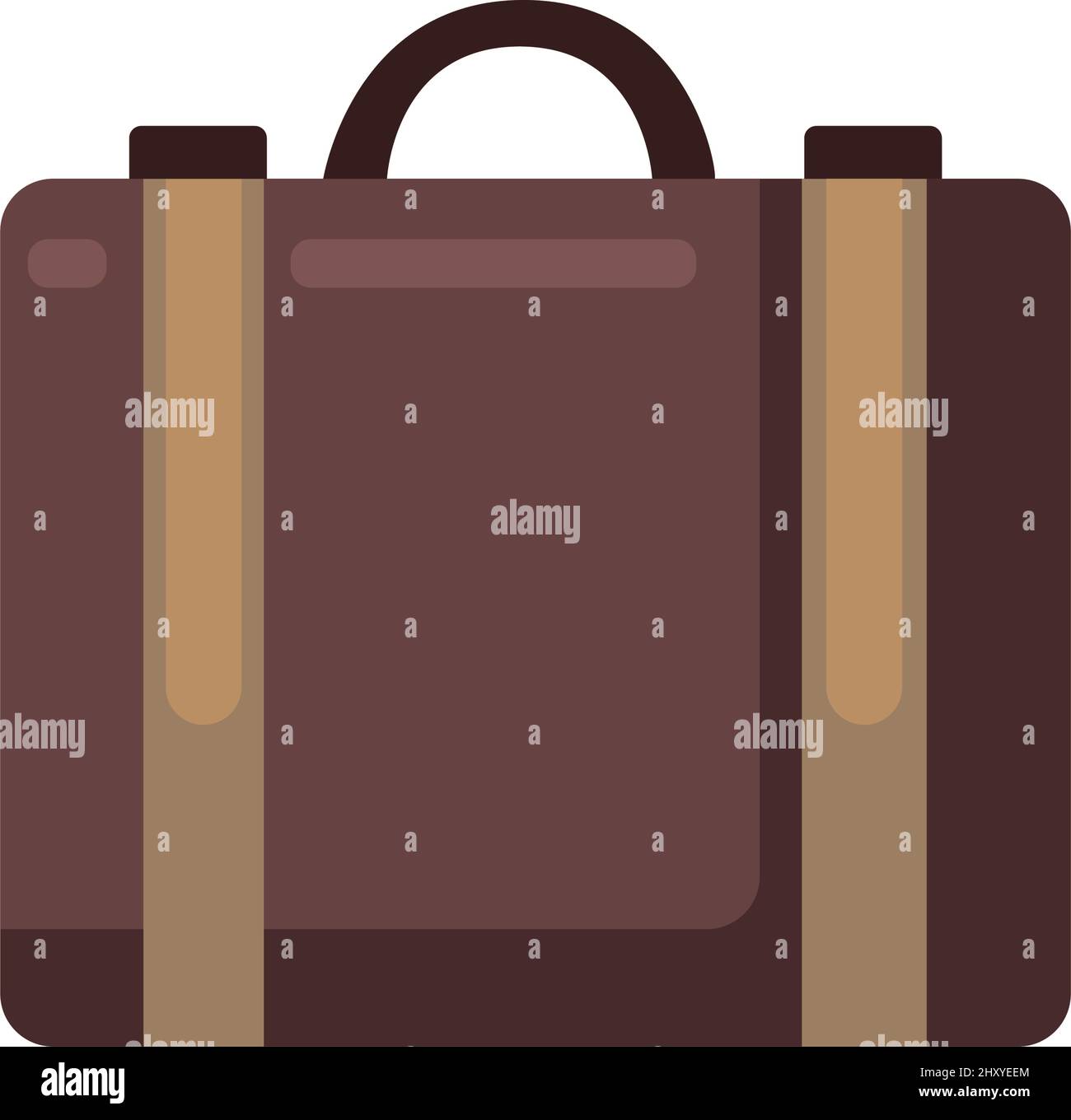 flat brown briefcase design Stock Vector Image & Art - Alamy