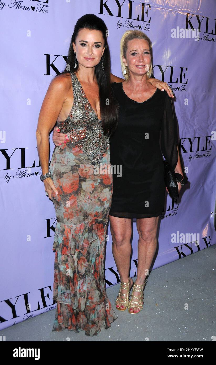Kyle Richards and Kim Richards during Kyle Richards Beverly Hills ...