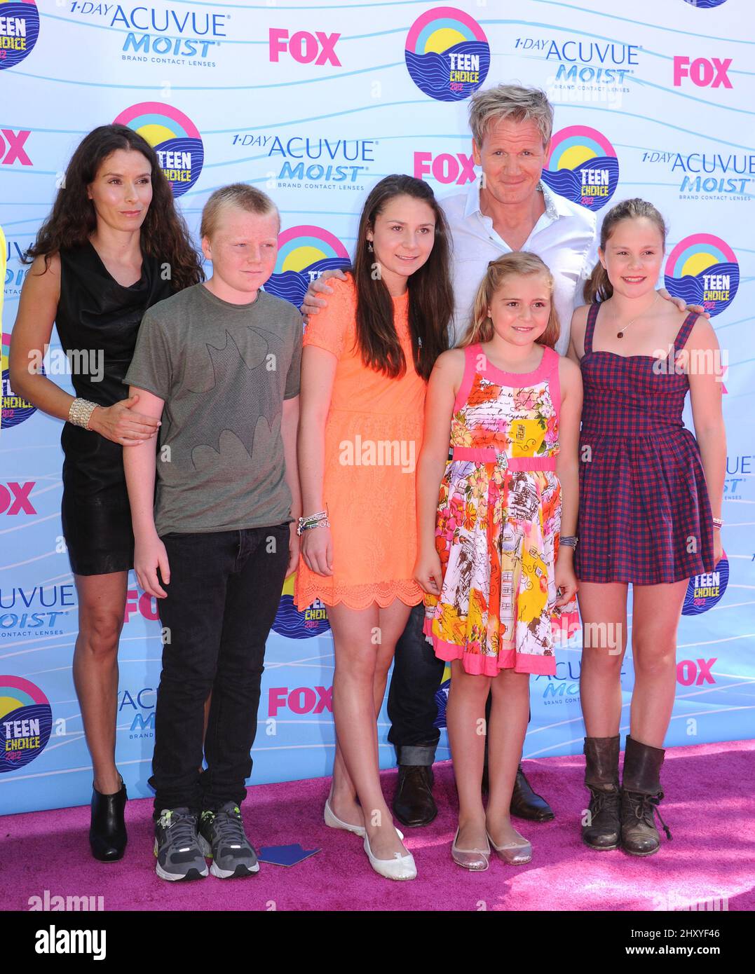 Gordon Ramsay, wife Tana Ramsay, children Megan, Matilda, and twins ...