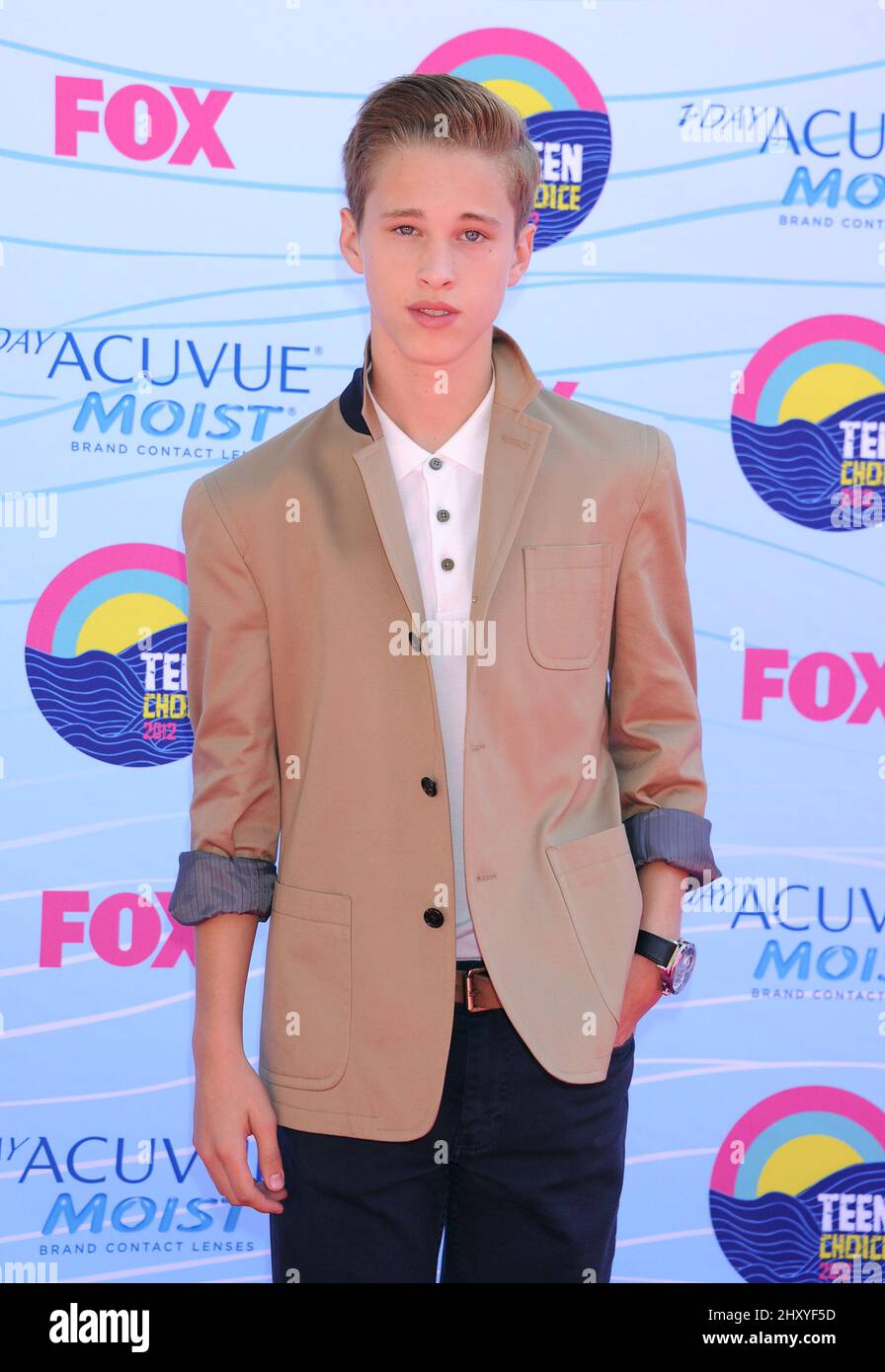 Ryan Beatty at the 2012 Teen Choice Awards held at the Gibson ...