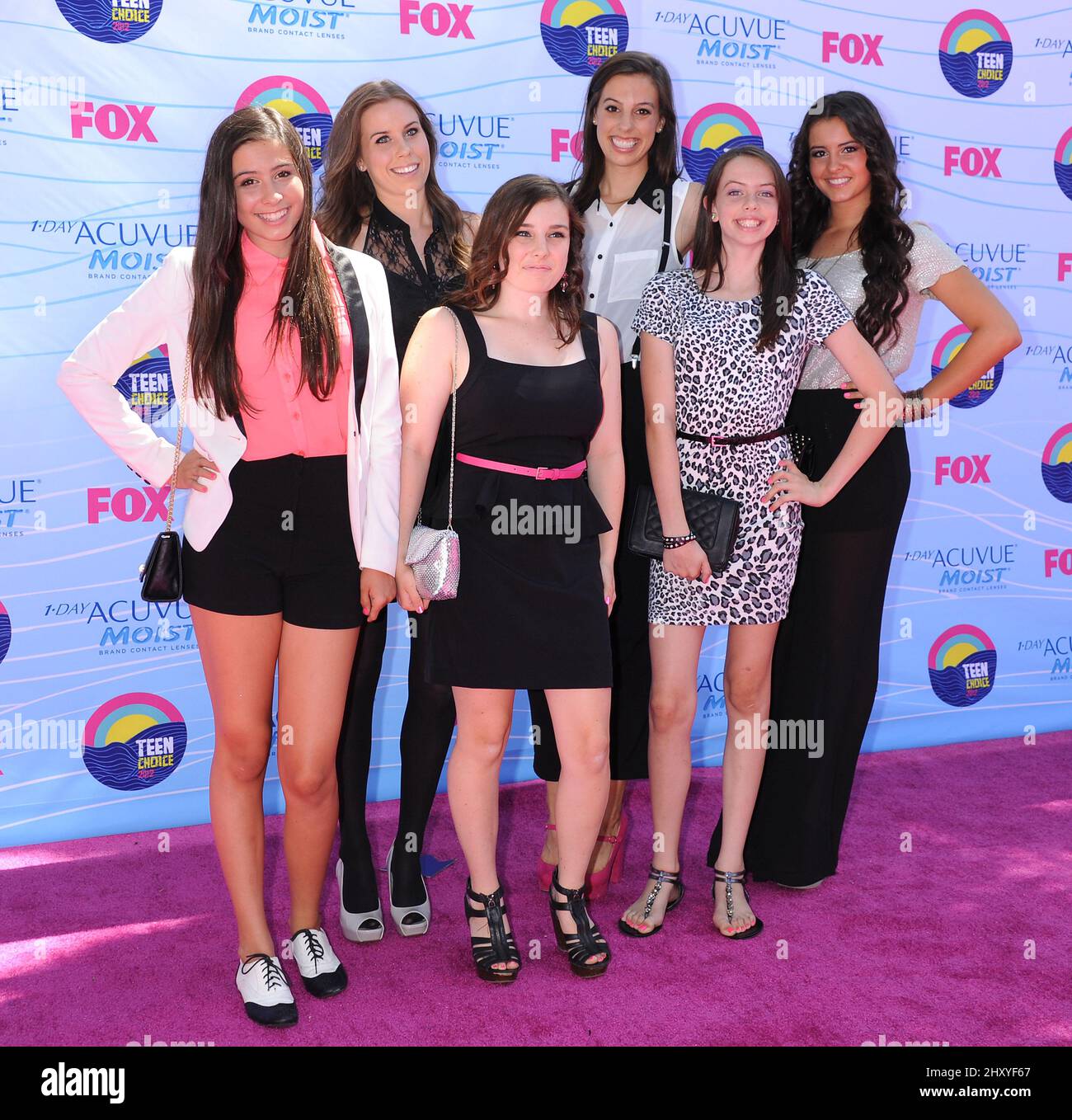 Cimorelli at the 2012 Teen Choice Awards held at the Gibson ...