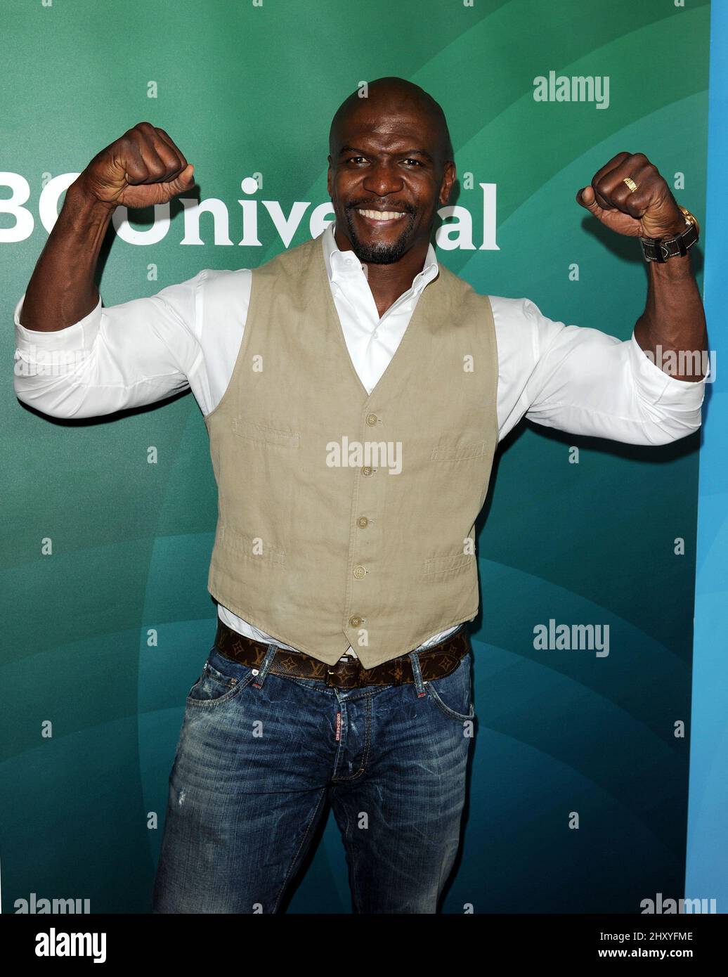 Terry Crews attending the 2012 NBCUniversal Summer TCA Press Tour held ...